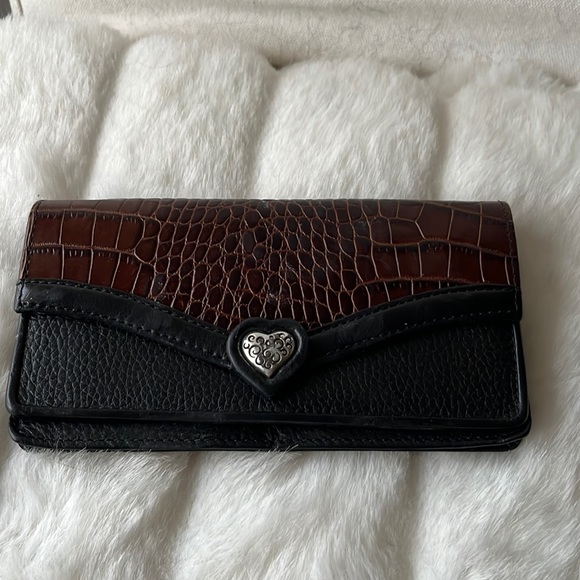 Brighton | Bags | Brighton Bella Luna Black Chocolate Brown Large ...